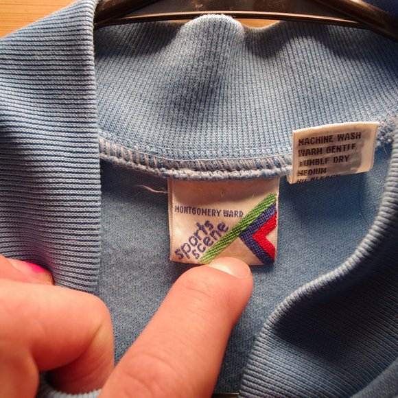 sportscene | Jackets & Coats | Vintage Baby Blue Sportscene Track ...